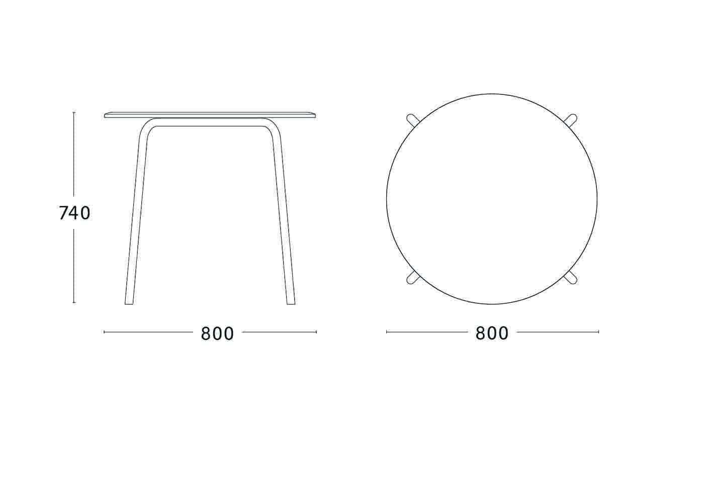 MC16 - Forcina Table By Leon Ransmeier For Mattiazzi